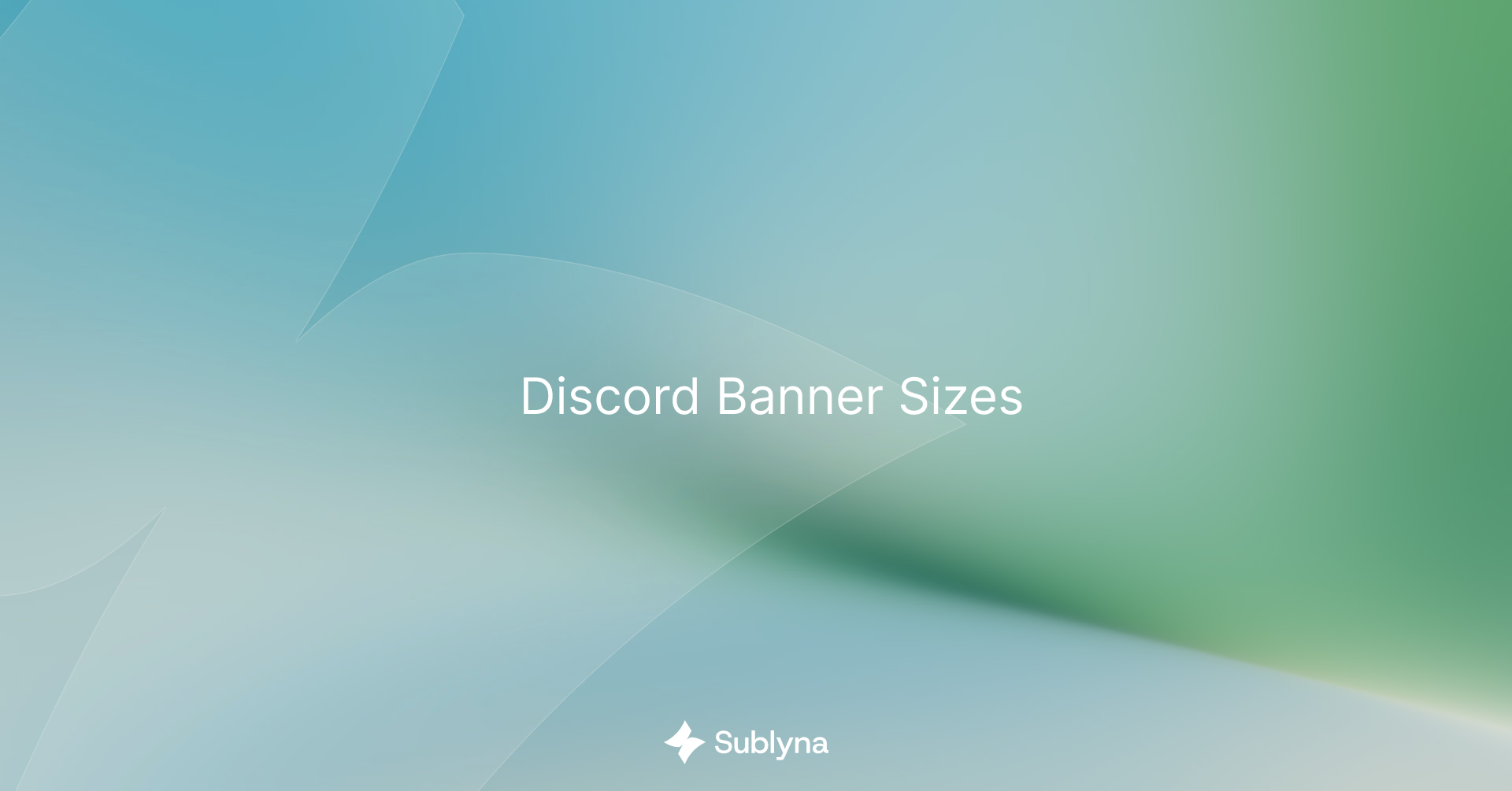 Размеры баннеров Discord (2026)